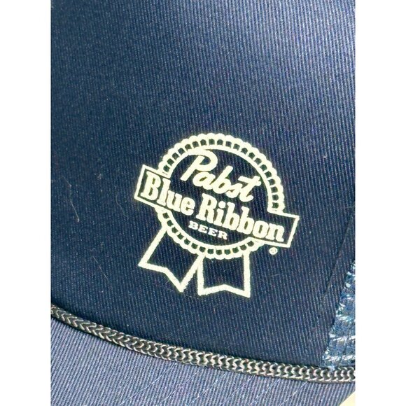Accessories | Pbr Pabst Blue Ribbon Beer Blue Mesh Trucker Hat Cap ...